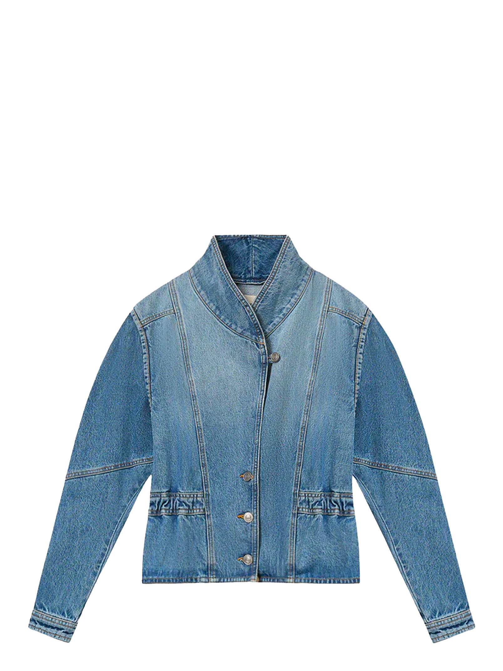ISABEL MARANT ÉTOILE Isabel Marant Étoile Dolie Cropped Denim Jacket